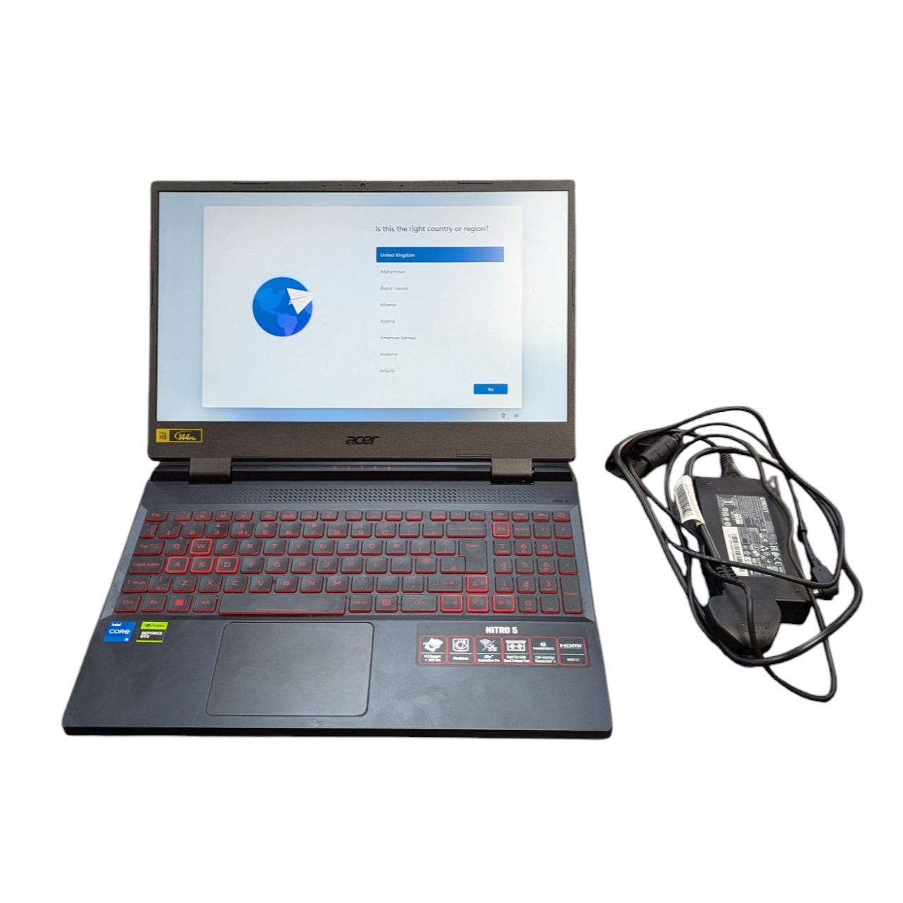 Used Acer Nitro 5 15.6" Gaming Laptop 144HZ Display - Own4Less